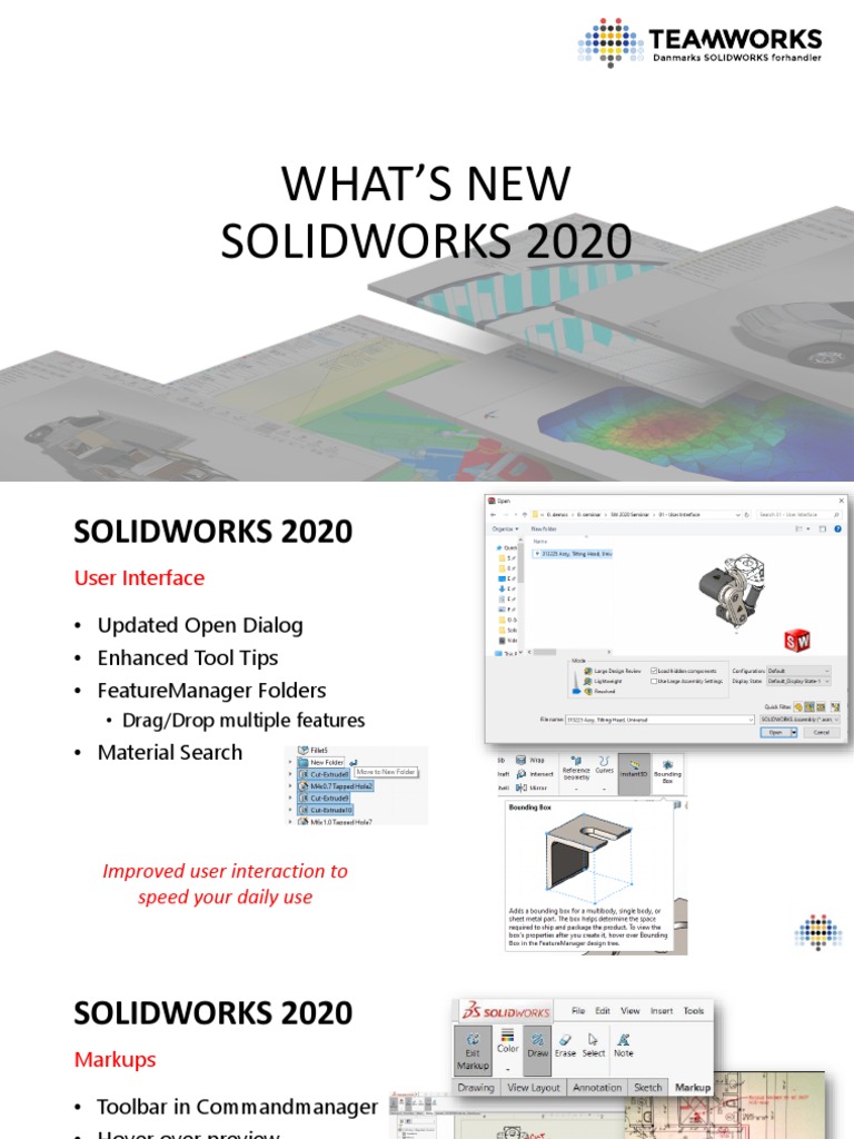 SOLIDWORKS 2020 WhatsNew | PDF | Computer File | Computer Science