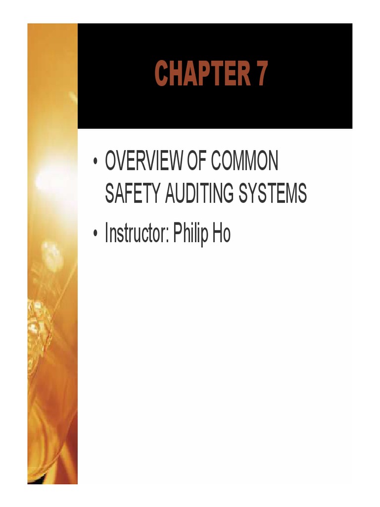 Common Safety Auditing Systems | PDF | Audit | Occupational Safety And Health