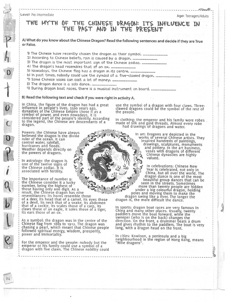 The Myth of The Chinese Dragon | PDF