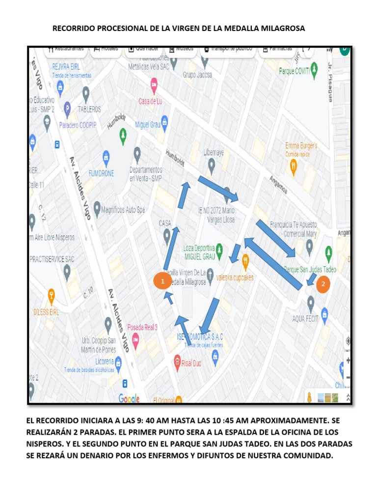 Recorrido Procesional | PDF