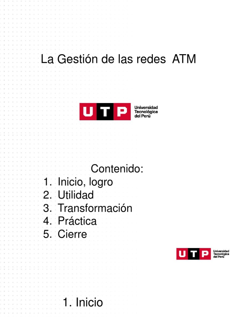 S04.s1 Gestión de Redes ATM | PDF | Modo de Transferencia Asíncrona ...