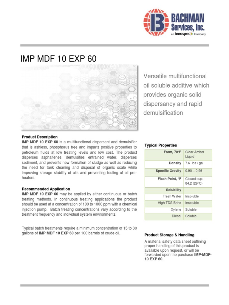 Mdf-10-Exp 60 | PDF | Petroleum | Solubility