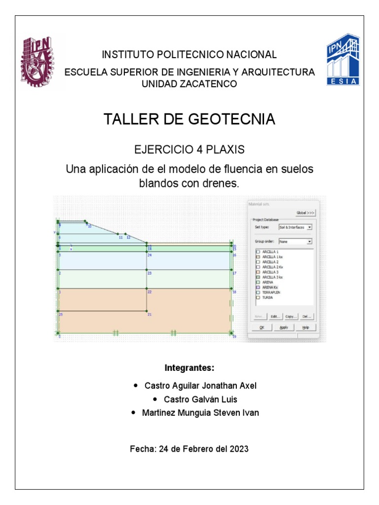 Tutorial de Plaxis: Drenajes en Suelos | PDF | Ventana (informática ...