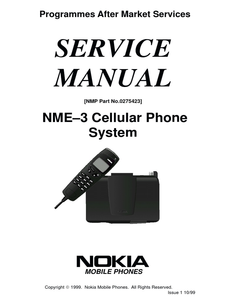 Nokia 6090 Nme-3 PDF | PDF | Microphone | Gsm