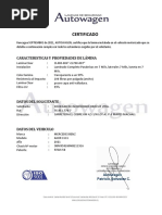 Certificación ECE R29 Mercedes-Benz Axor | PDF