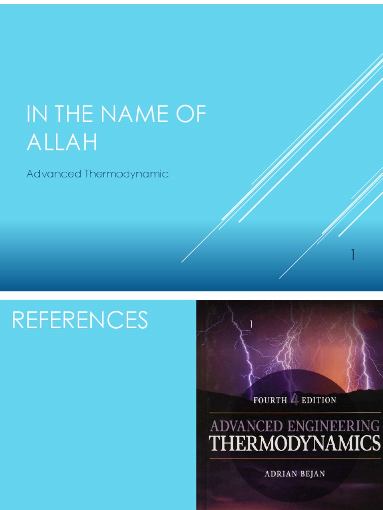 Advanced Thermodynamics Session 01 | PDF | Heat | Thermodynamics