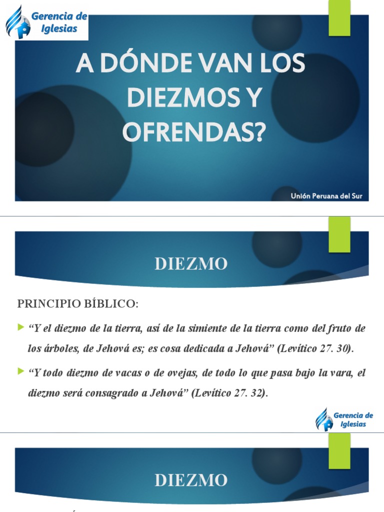 Distribución Diezmos Iasd | PDF | Diezmo | Creencia religiosa y doctrina