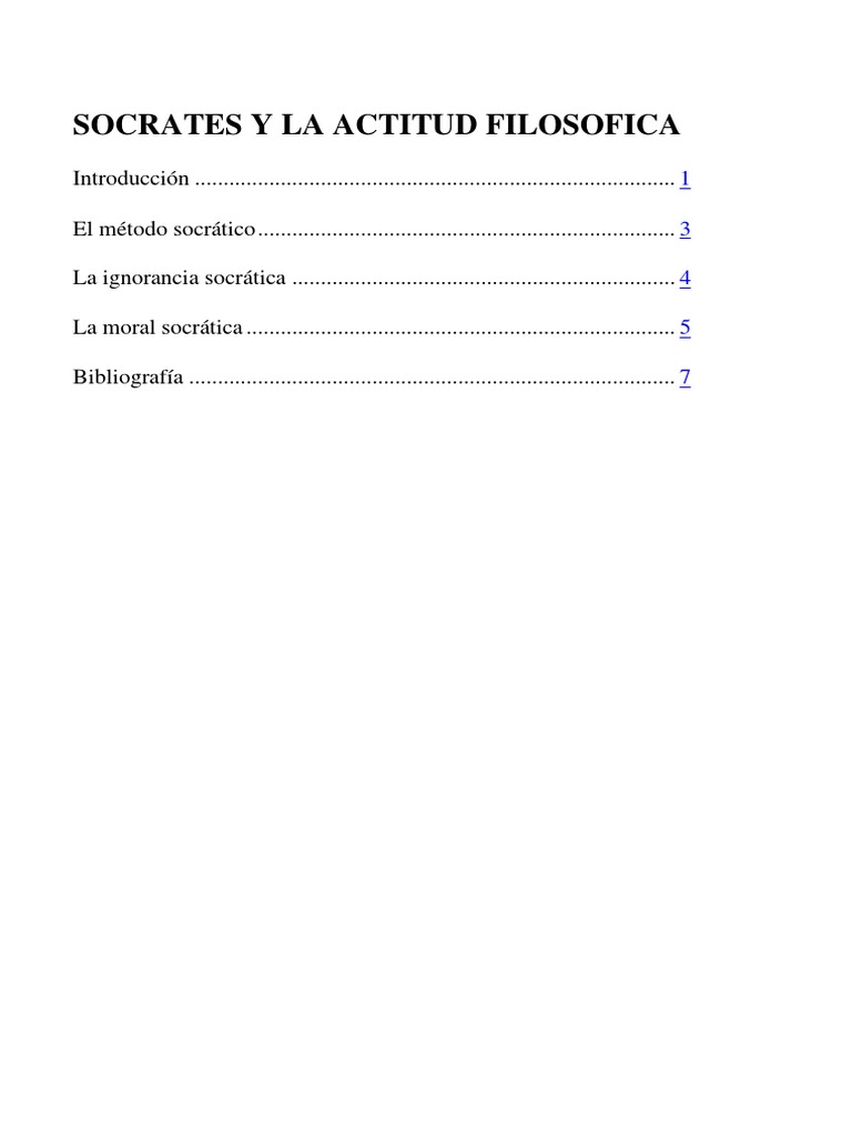 Filosofía Socrática: Método y Moralidad | PDF | Sócrates | Platón