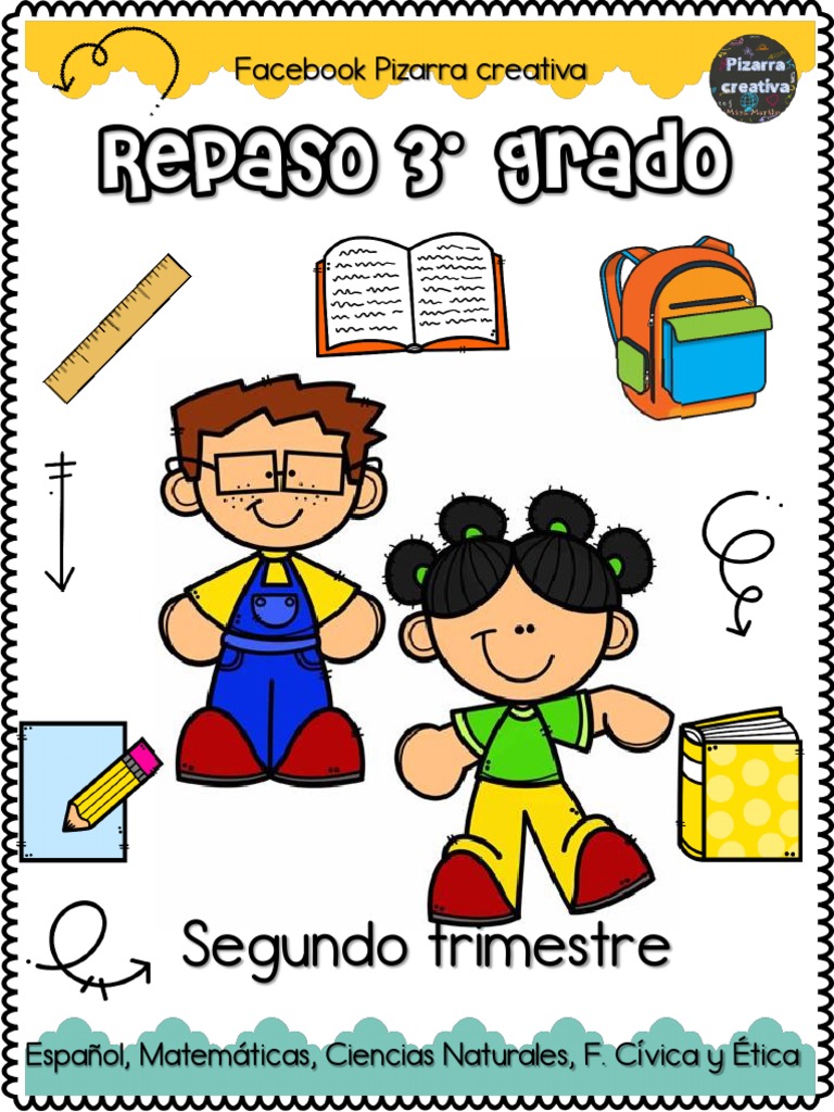 Repaso de Matemáticas y Español 3° Grado | PDF | Narración | Volumen