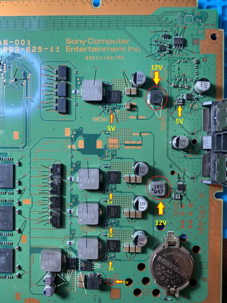 PS4 SAB-001 Diode Readings | PDF