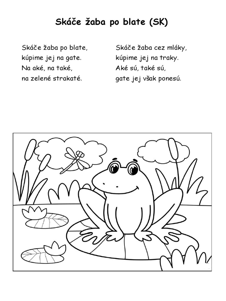 Skáče Žaba Po Blate | PDF