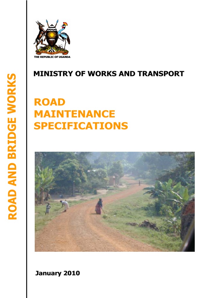 Road Maintenance Specifications | PDF | Road | Road Surface