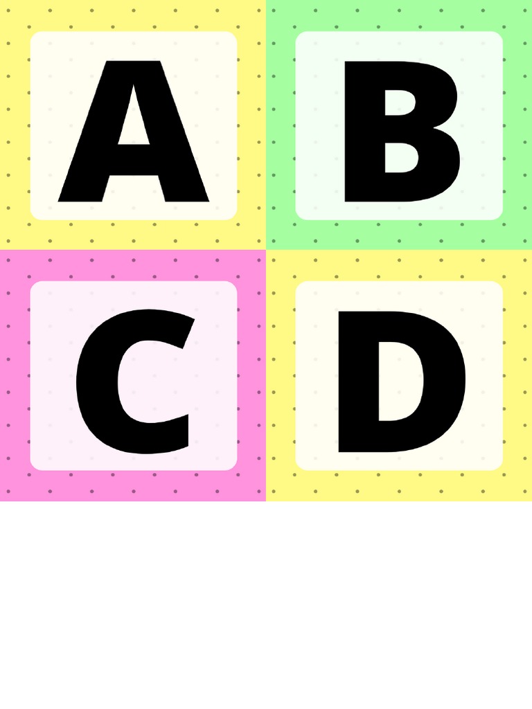 Abecedario Multicolor | PDF