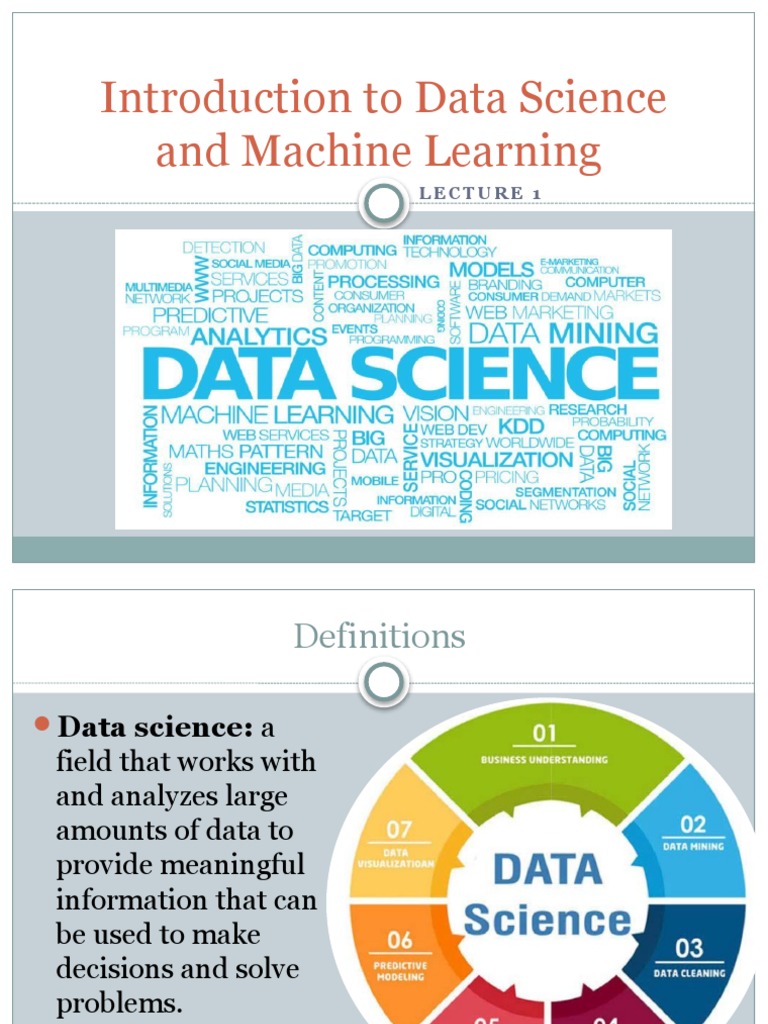 Intro DA and ML Lecture 1 - S-2 | Download Free PDF | Machine Learning ... Intro DA and ML Lecture 1 - S-2 | Download Free PDF | Machine Learning ...