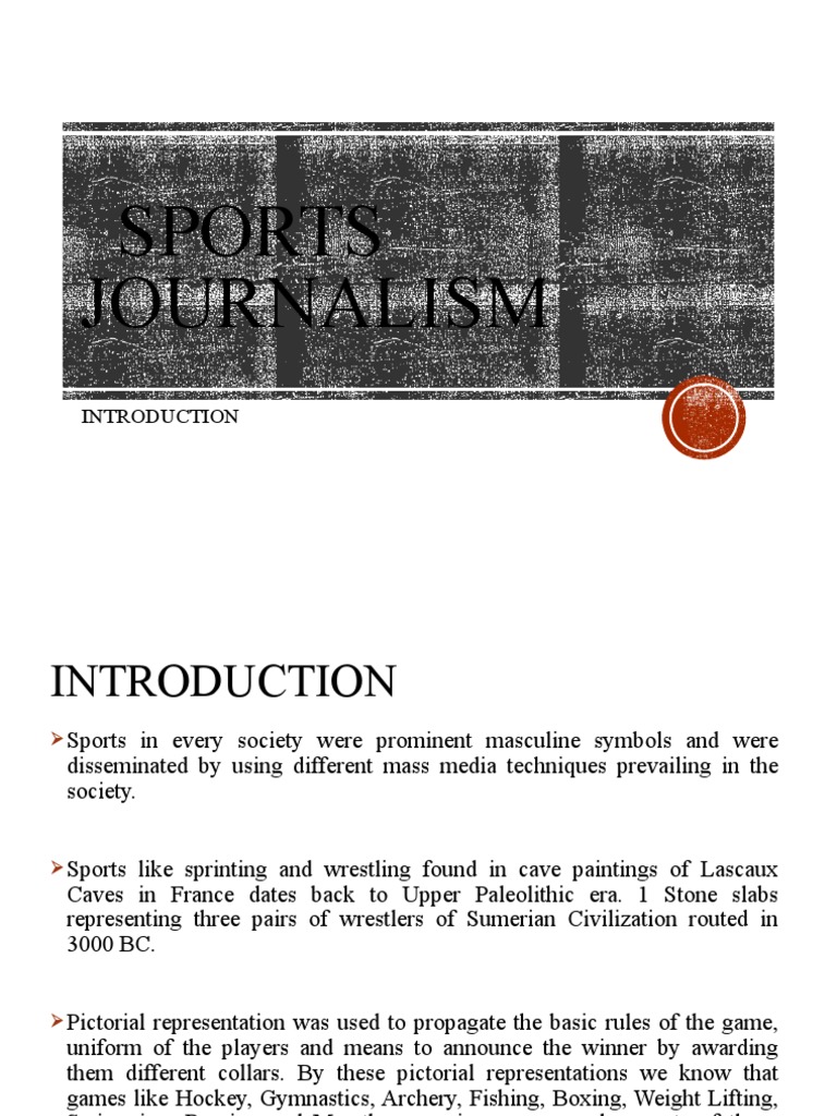 Introduction to Sports Journalism | PDF | The Ashes | Sports