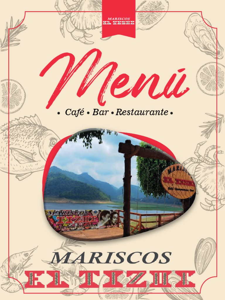 Menú del Restaurante Tizoc | PDF | Mariscos | Alimentos