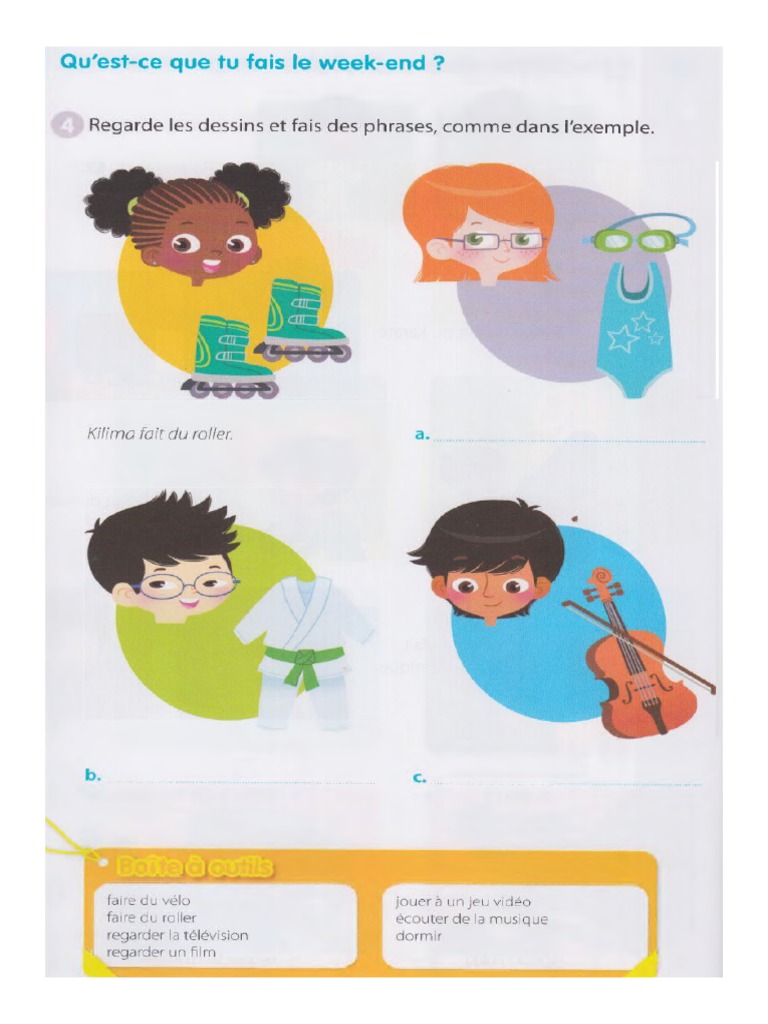 Qu'est Ce Que Tu Fais Le Weekend | PDF