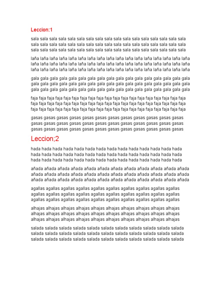 Leccion 6 y 7 | PDF