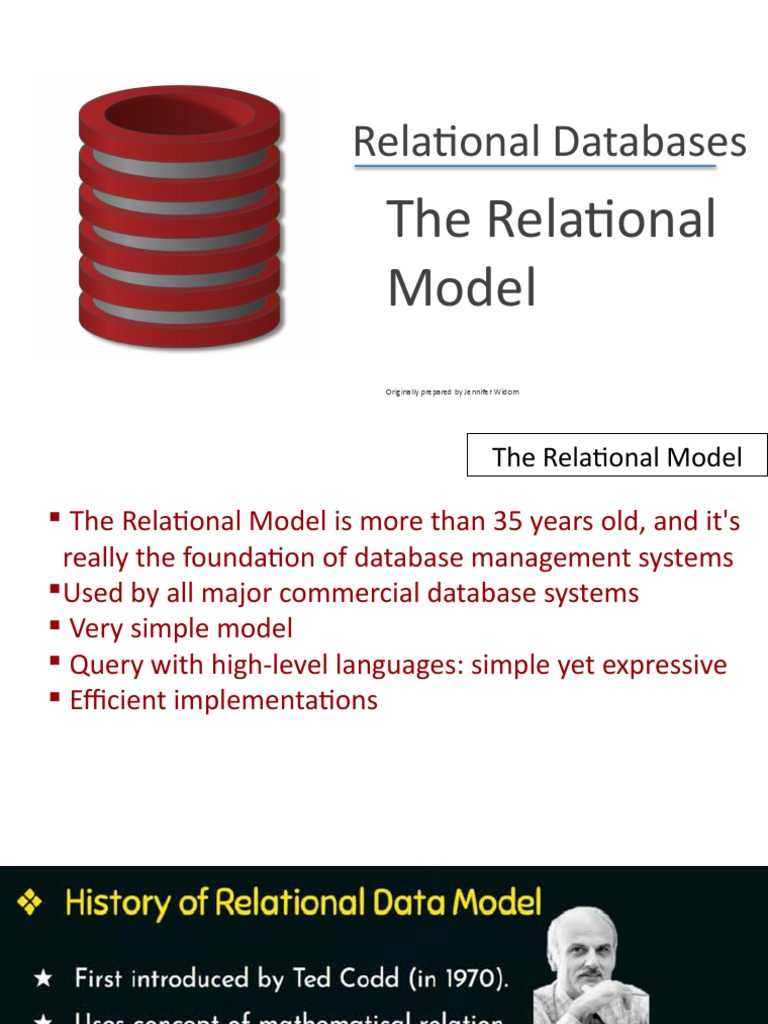 Lecture-2 - Relational Model | PDF | Relational Model | Relational Database Lecture-2 - Relational Model | PDF | Relational Model | Relational Database