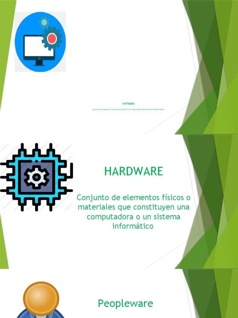 Definiciones Software Hardware y Peopleware | PDF