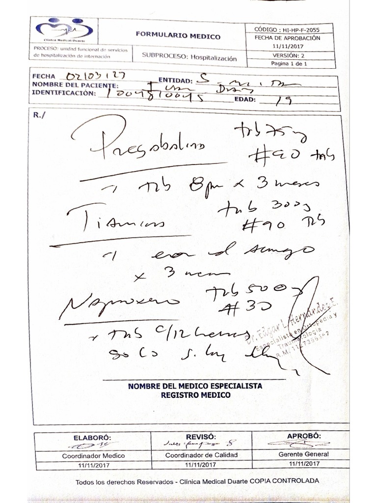 Formula Médica | PDF