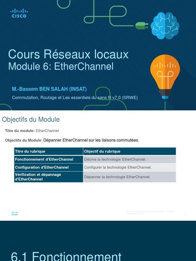 SRWE Module 6 EtherChannel | PDF | Protocoles Internet | Réseau informatique