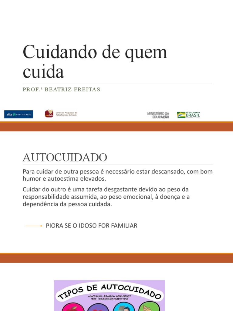 Aula 21 - Cuidando de Quem Cuida | PDF