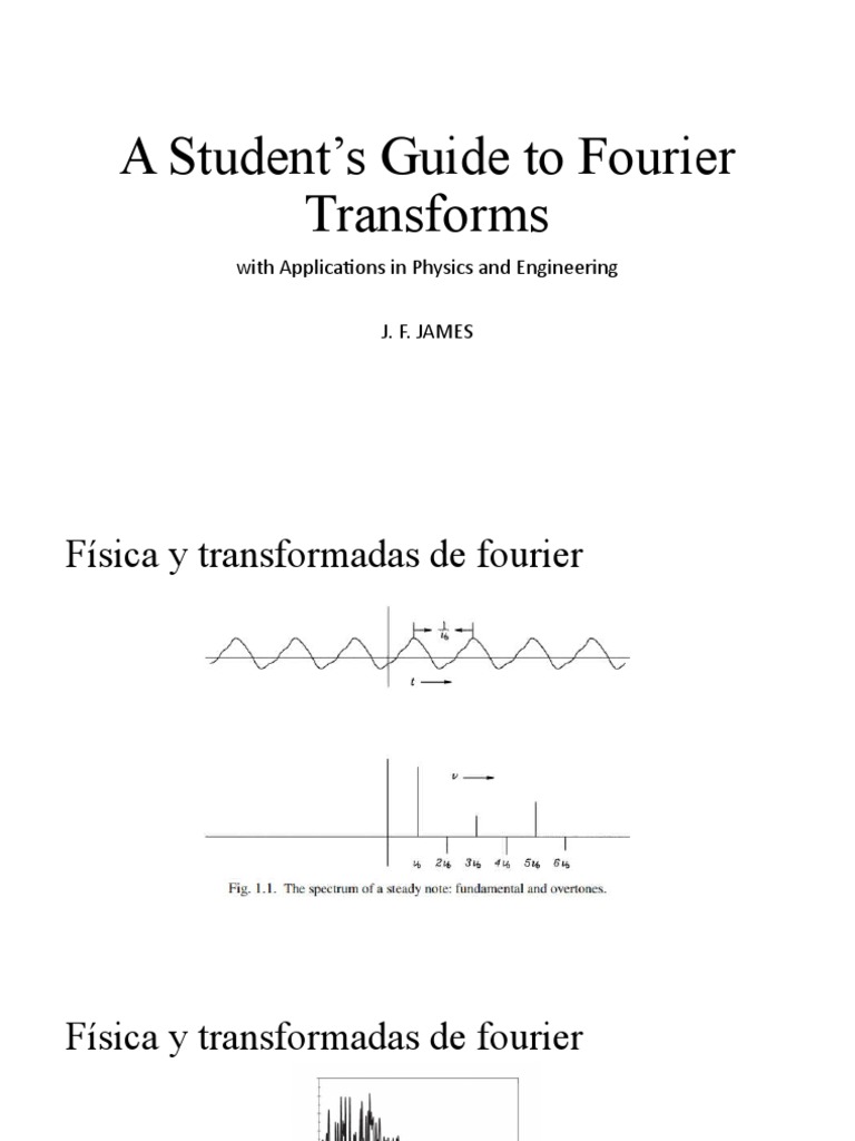 A Student's Guide To Fourier Transforms | PDF