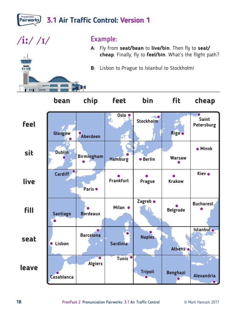 PronPack3 Worksheet 3-1 | Download Free PDF | Air Traffic Control ...