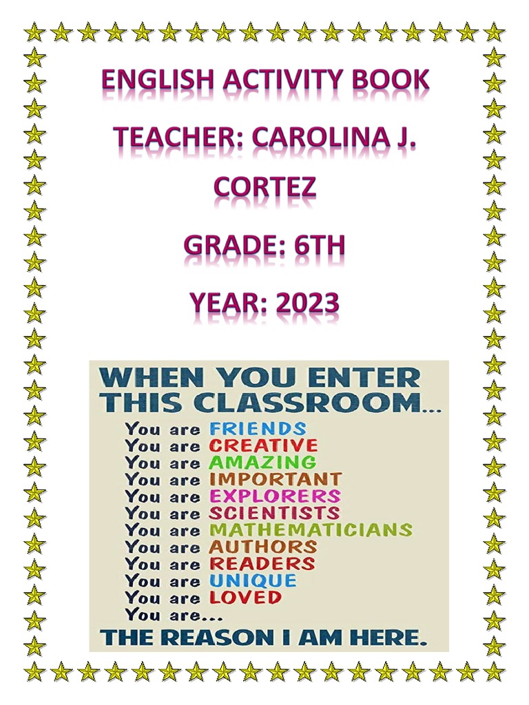 Cartilla de Ingles-6to C y D-Mariño - 020101 | PDF