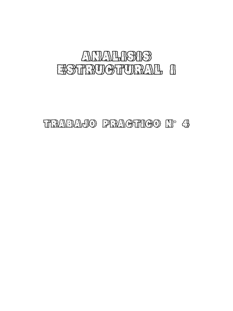 TP4 - Resolucion - Metodo de Los Desplazamientos | PDF | Viga (Estructura) | Elasticidad (Física)