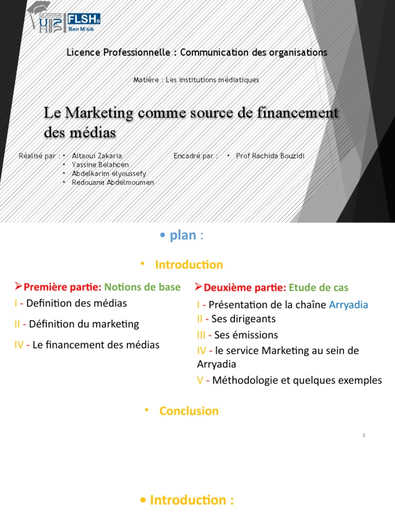 Marketing Comme Source de Financement Des Médias-3 | PDF | Publicité ...