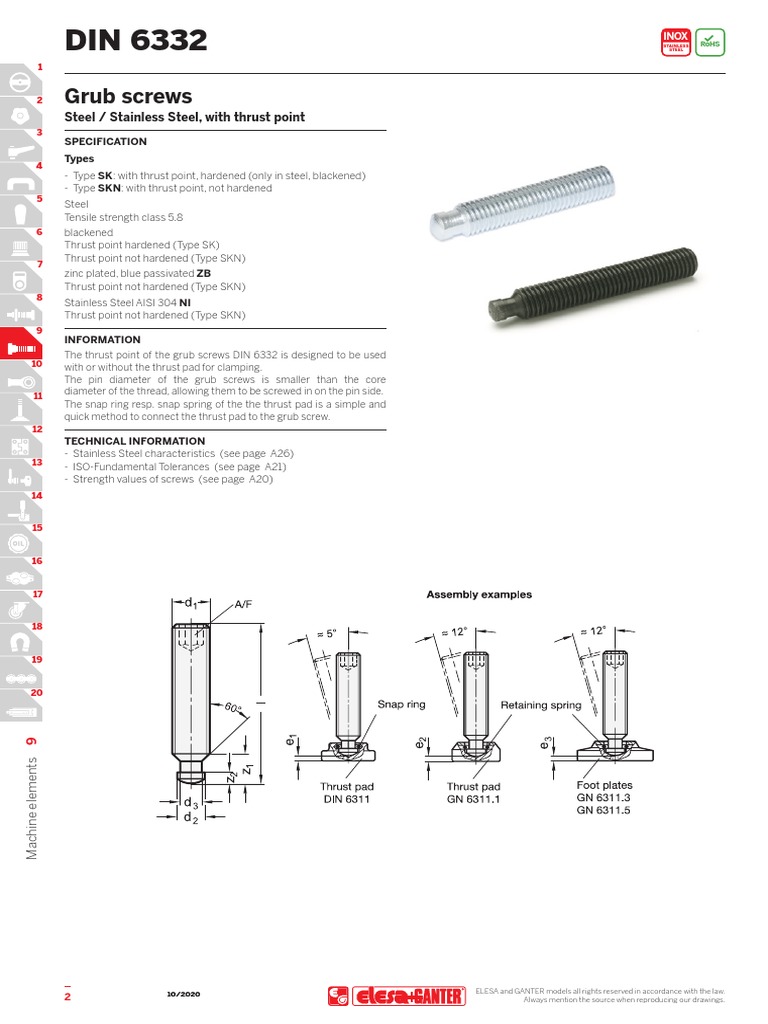 Din 6332 | Download Free PDF | Screw | Building Materials