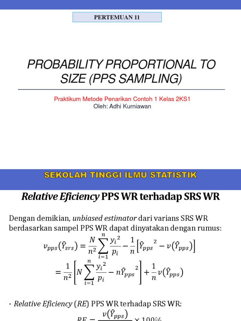 MPCP9 - PPS Sampling | PDF
