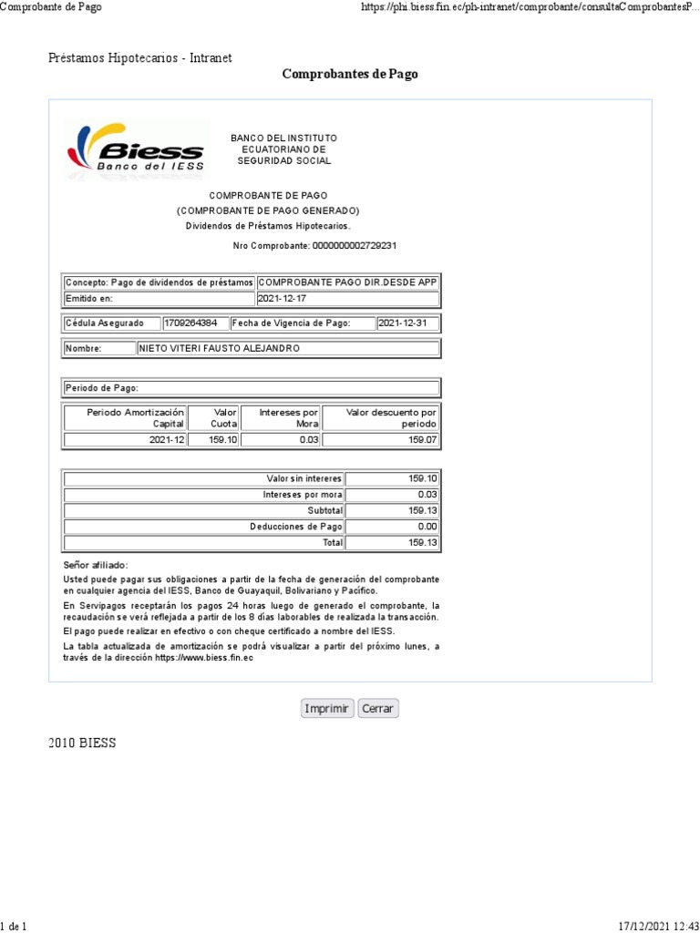 Comprobante de Pago 1 | PDF | Sector privado | Bancario