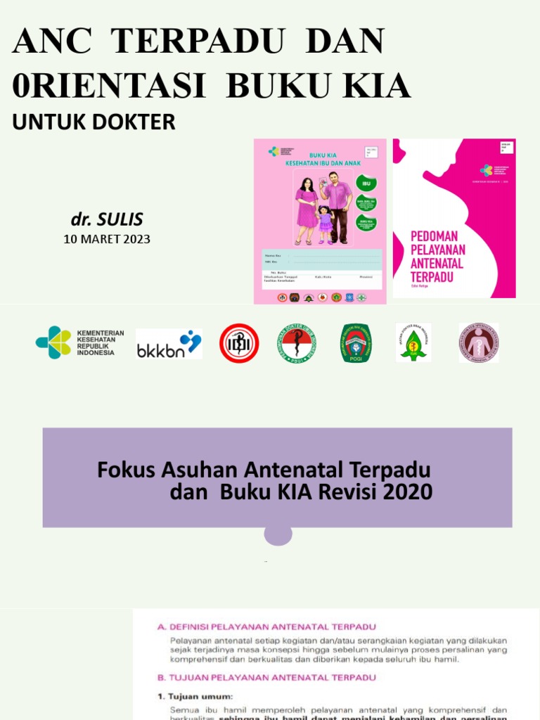 Anc Terpadu Dan Orientasi Buku Kia DR Sulis | PDF