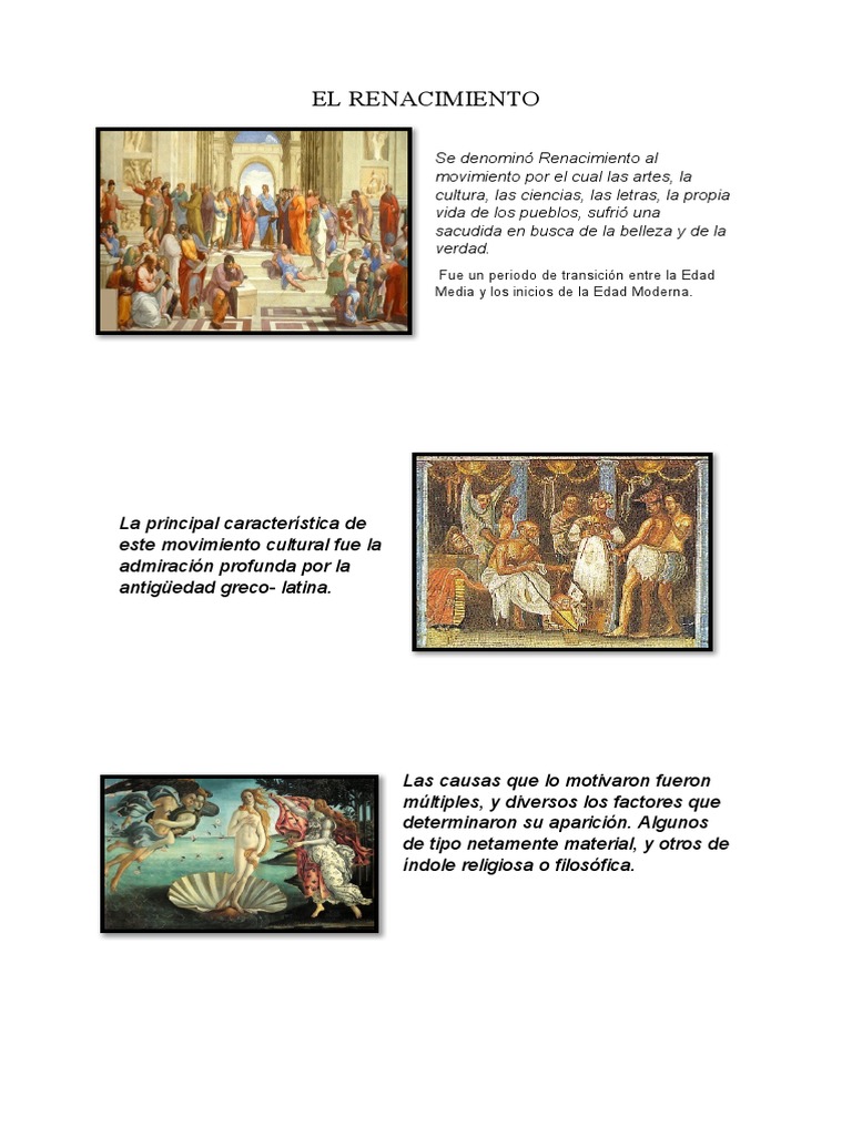 El Renacimiento | PDF | Renacimiento | Imprenta