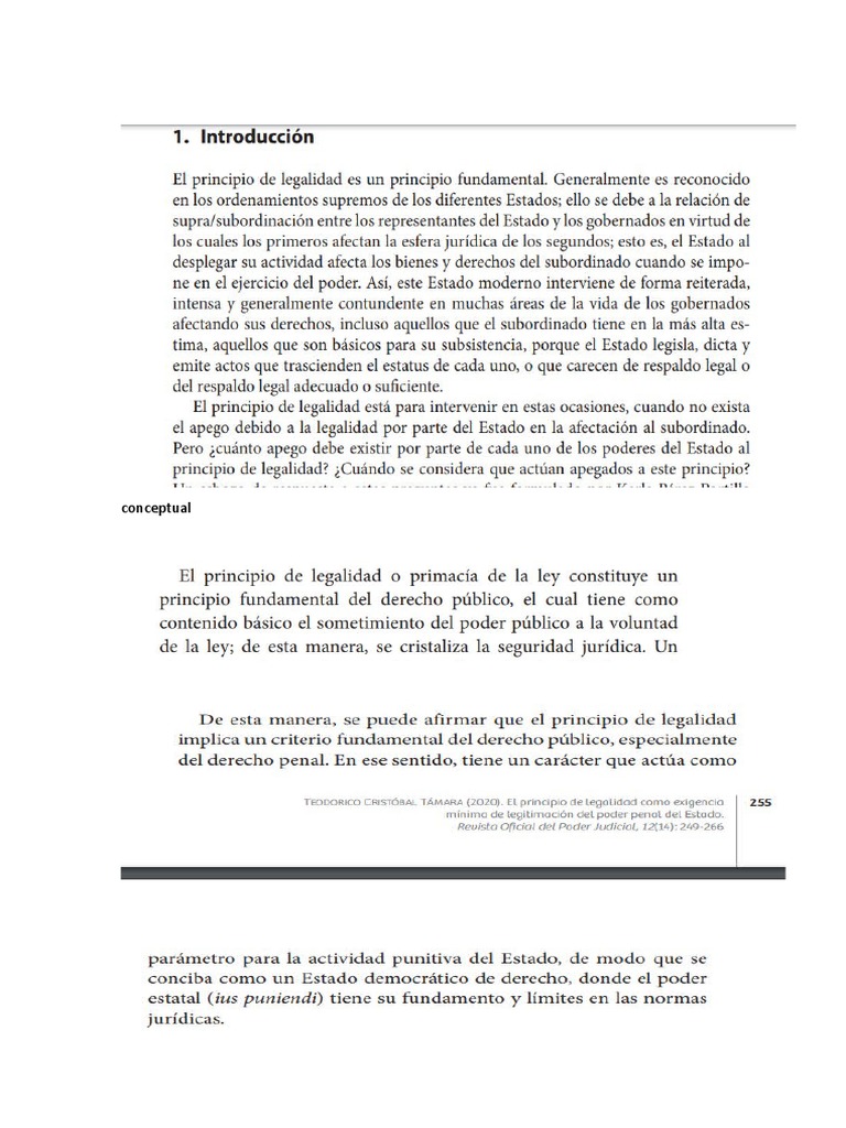 Principio de Legalidad Alegre | PDF