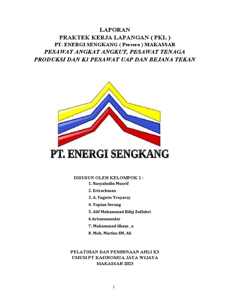 Laporan Kelompok 1 | PDF | Teknologi & Rekayasa