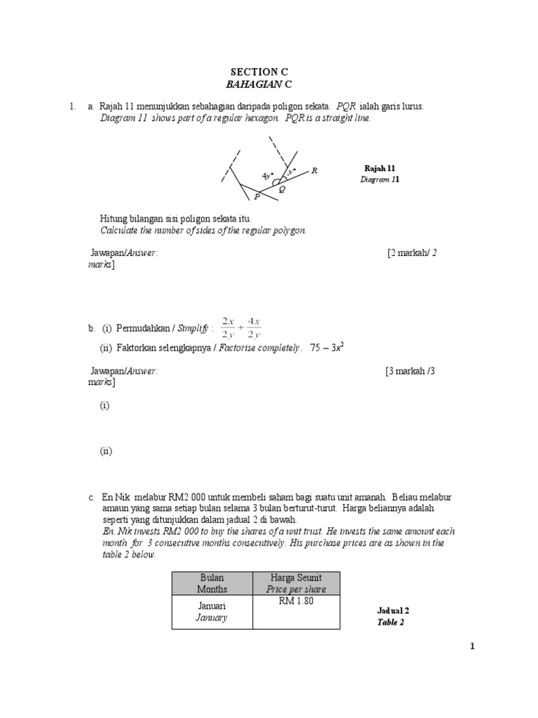 Modul 3 Master Math Tingkatan 3 | PDF