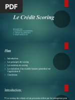 Cours Scoring | PDF | Banques | Risque