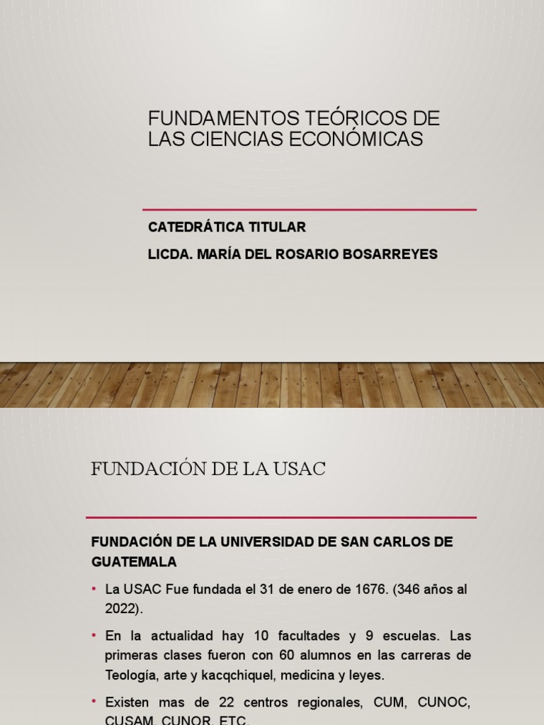 Fundamentos Teoricos 2022 Presentacion Del Significado de Escudo Usac y ...