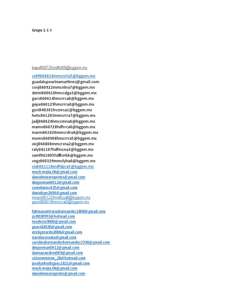 Correos Primeros Vespertino | PDF