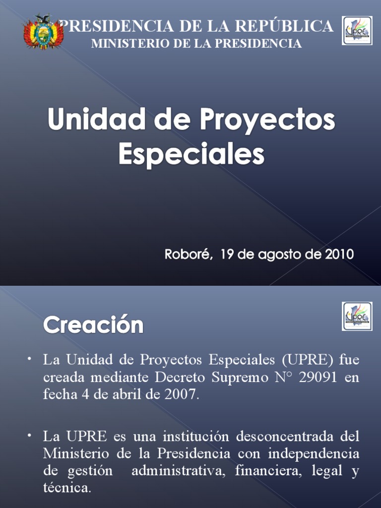 Presentación UPRE FINAL 2 | PDF