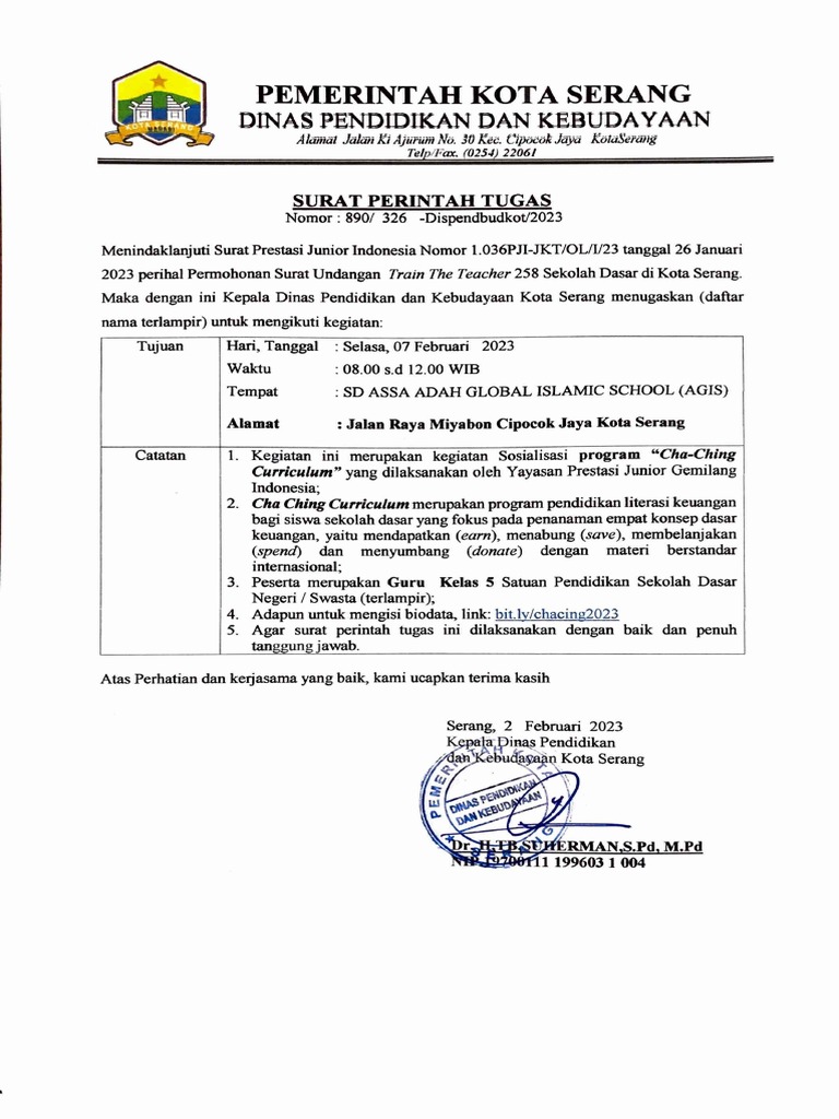 SPT Chaching Curriculum 2023 PDF | PDF