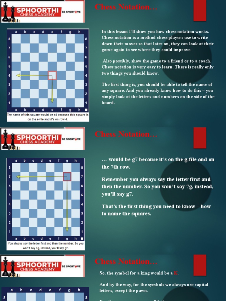 How To Write Chess Notation | PDF | Chess | Traditional Games