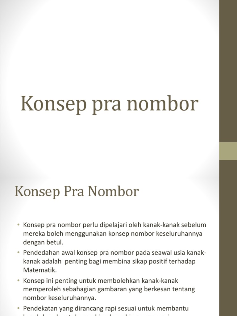 Konsep Pranombor | PDF