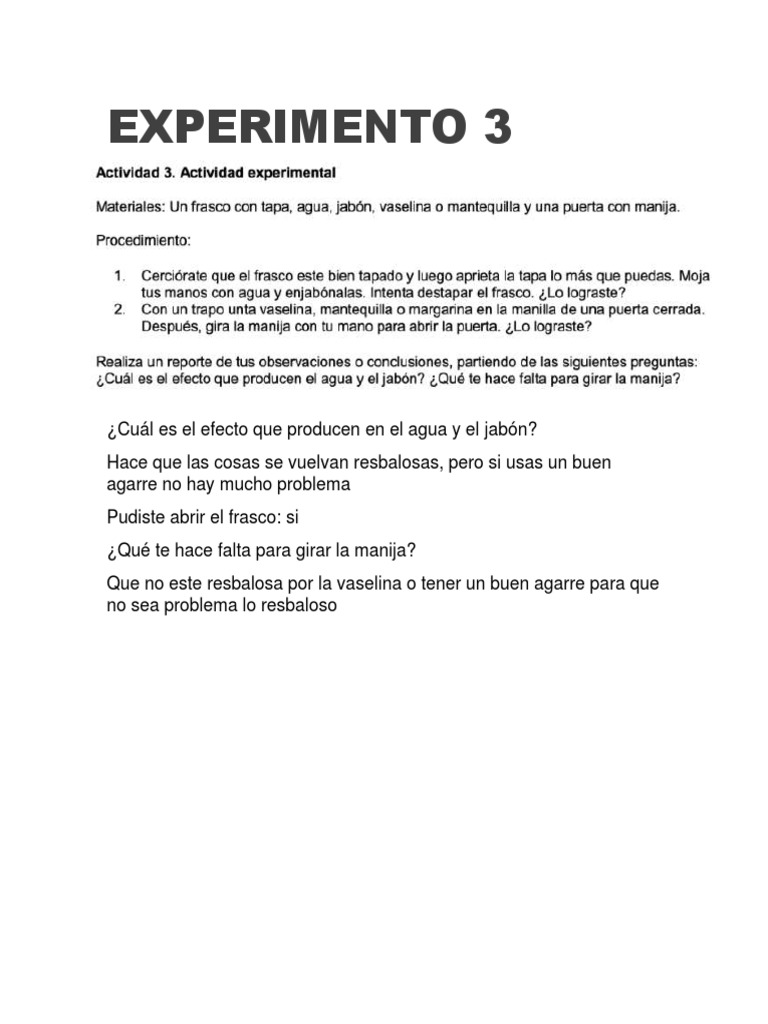 Experimento 3 | PDF