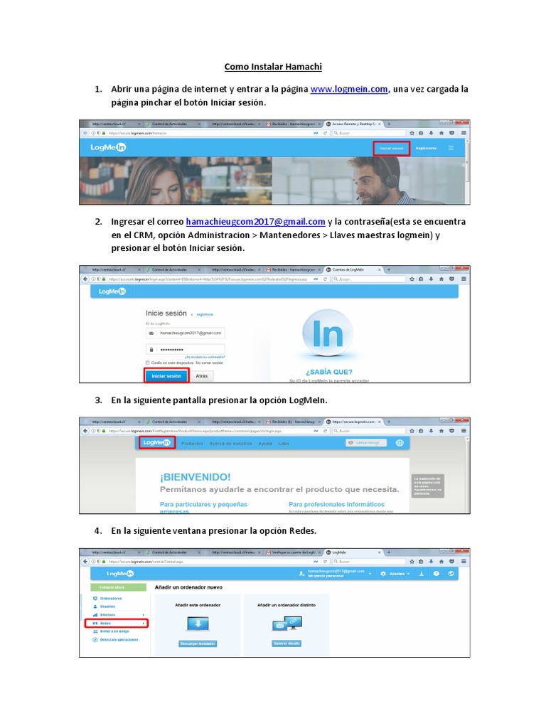 Como Instalar Hamachi | PDF