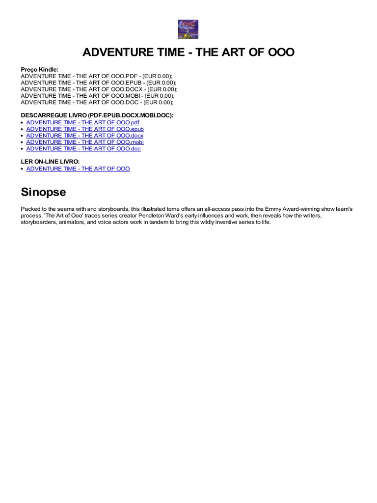 Adventure Time The Art of Ooo | PDF